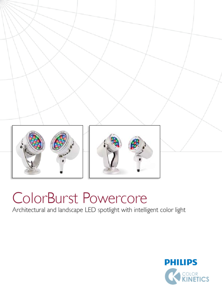Datasheet Compact Burst Powercore | PDF | Lighting | Light Emitting Diode