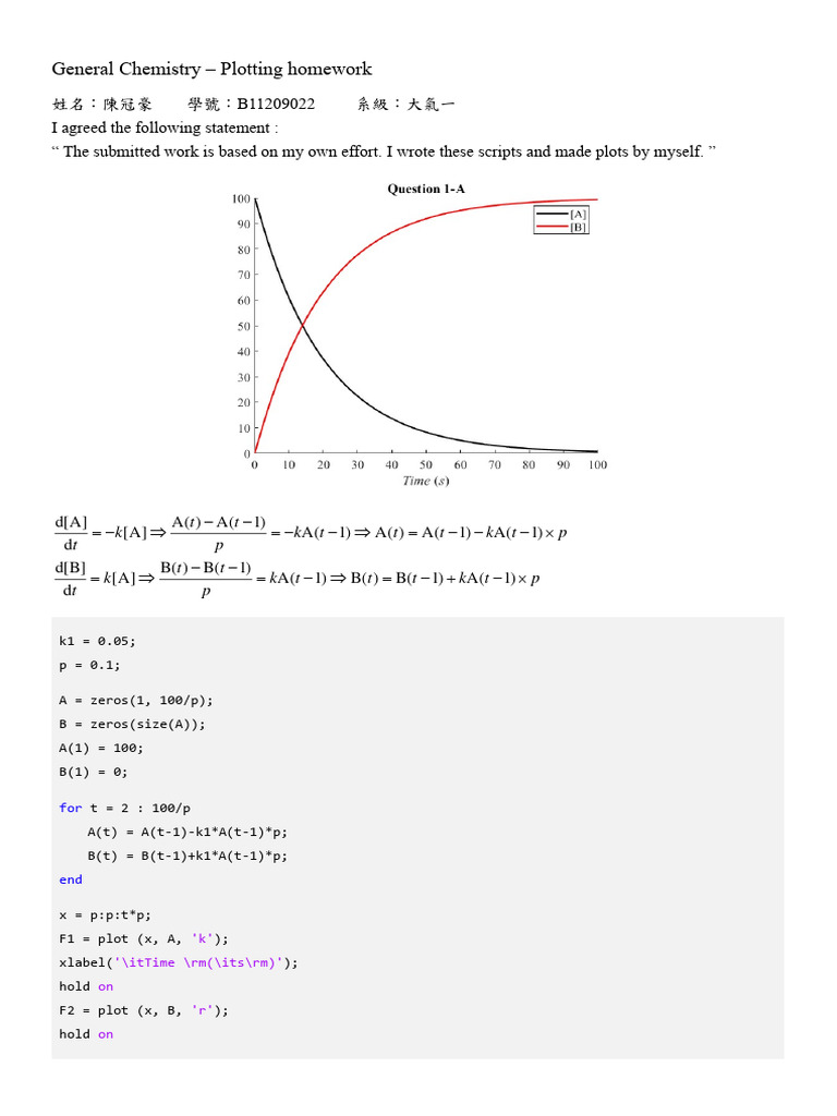 Plotting Homework 2-1 | PDF