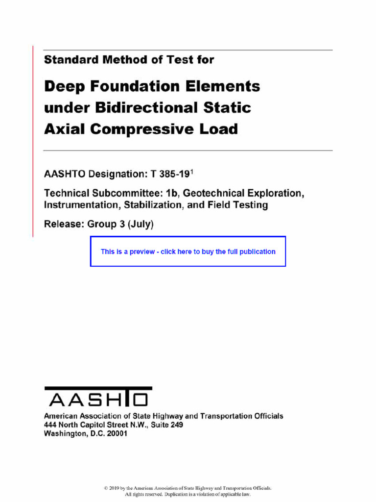 AASHTO T 385 19 en | PDF