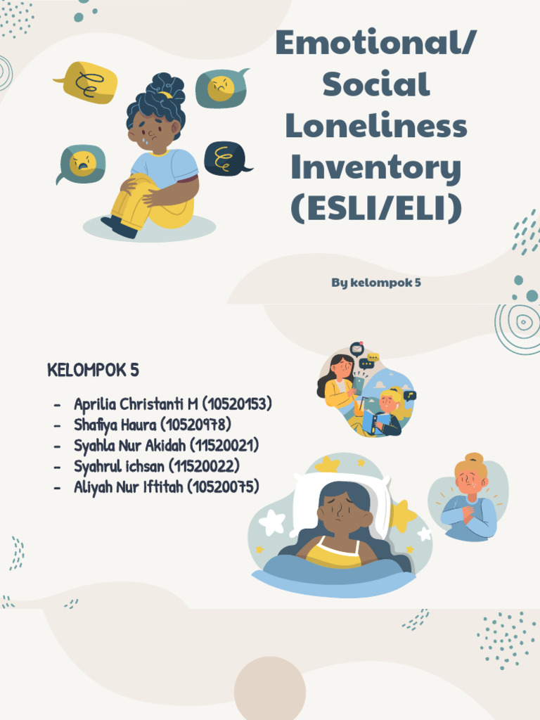 Inventarisasi Kesepian Emosional dan Sosial | PDF