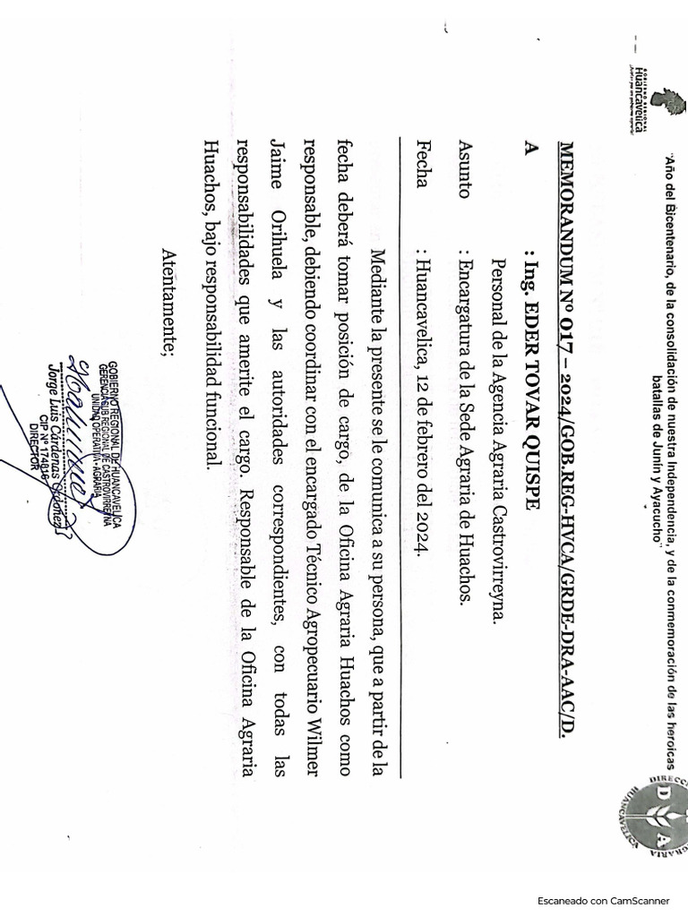 Modelo de Memorandum | PDF