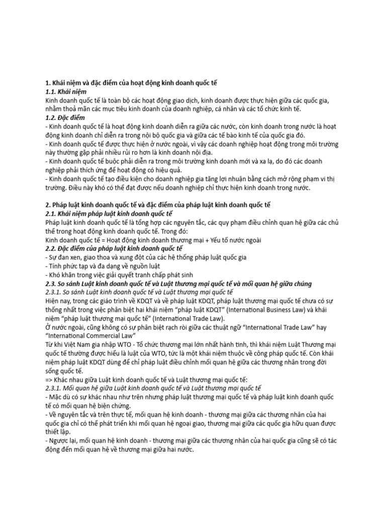 Luật quốc tế OTSV | PDF