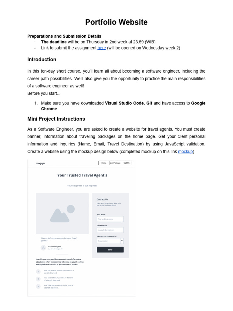 Software Engineer Portfolio Website | PDF | Art | Computers