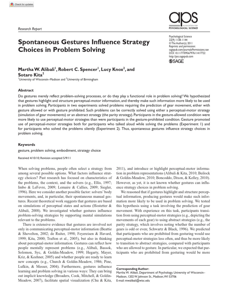 Alibali Et Al. (2011) | PDF | Science & Mathematics