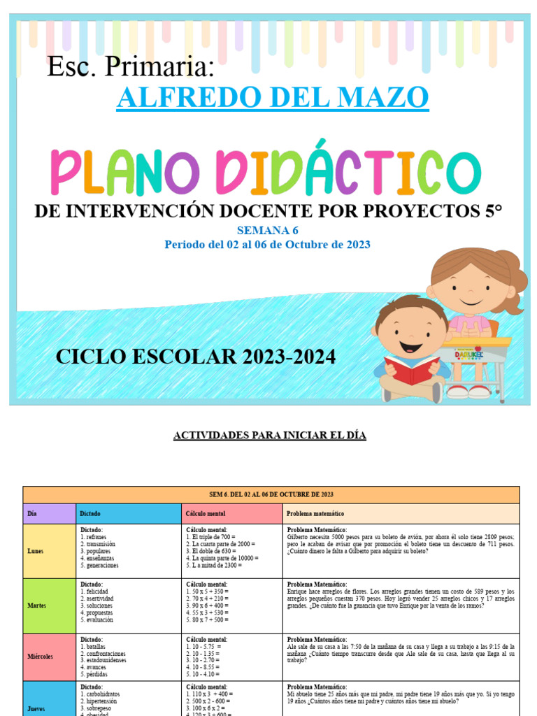 5° Sem6 | PDF | Corazón | Biodiversidad