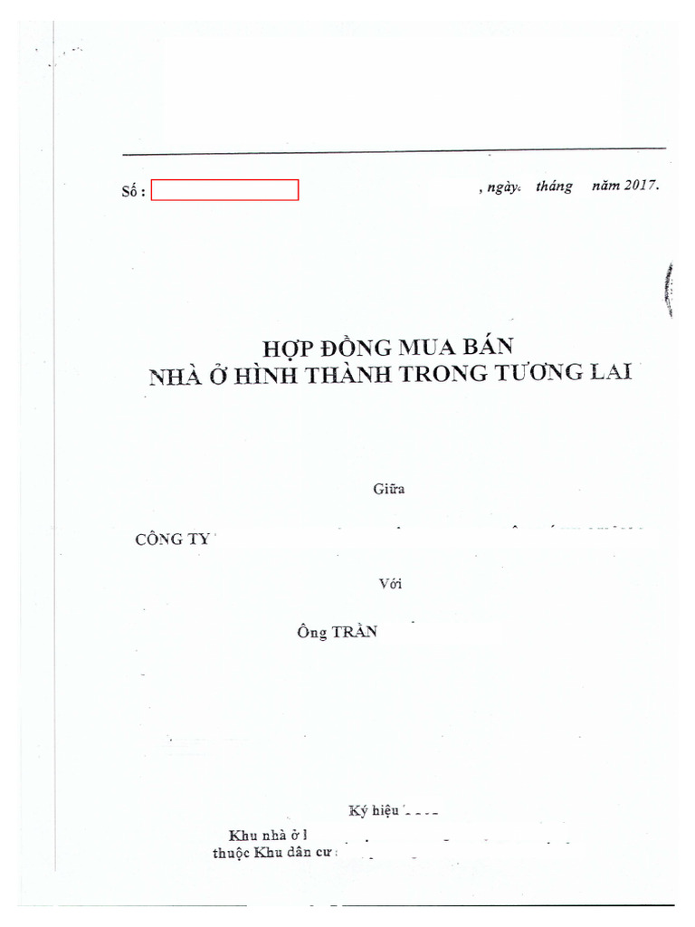 Hop Dong Mua Ban | PDF