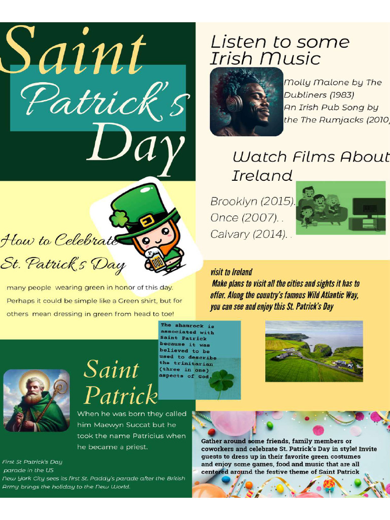 infografia_san patricio inglés. | PDF