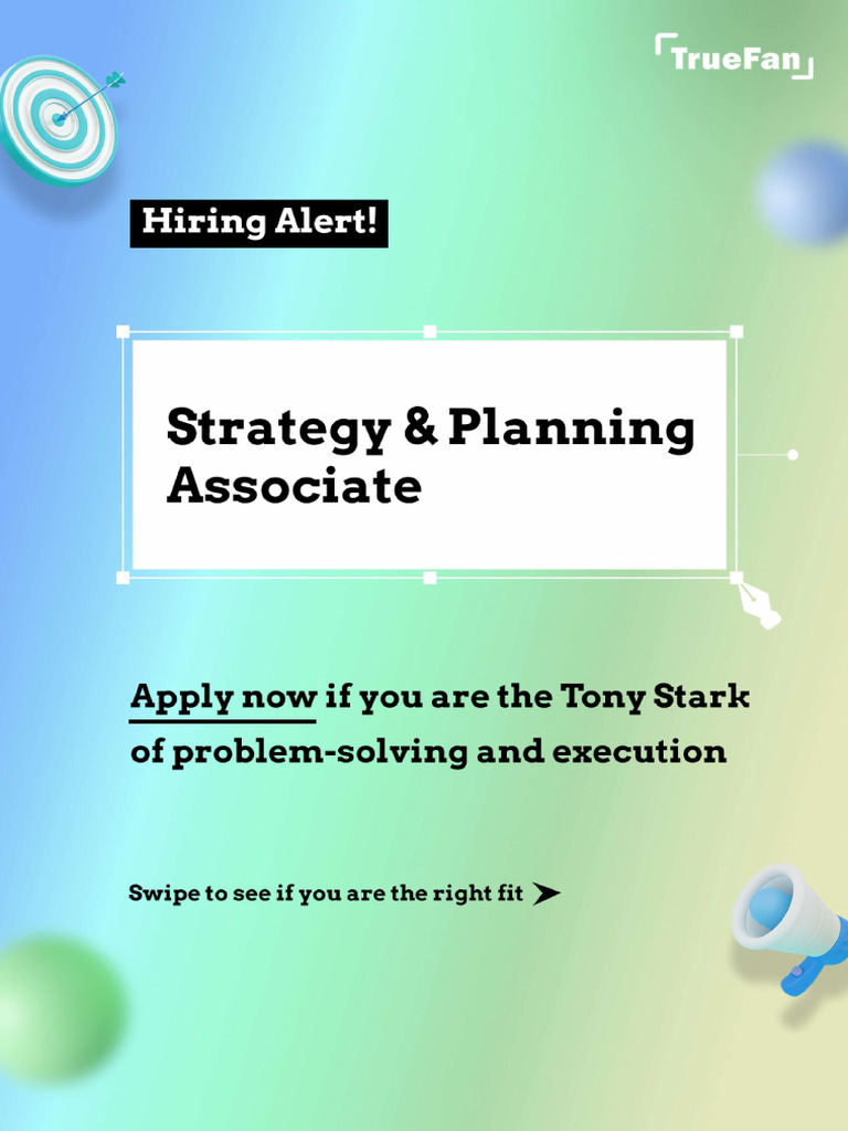 True Fan JD Strategy Role | PDF