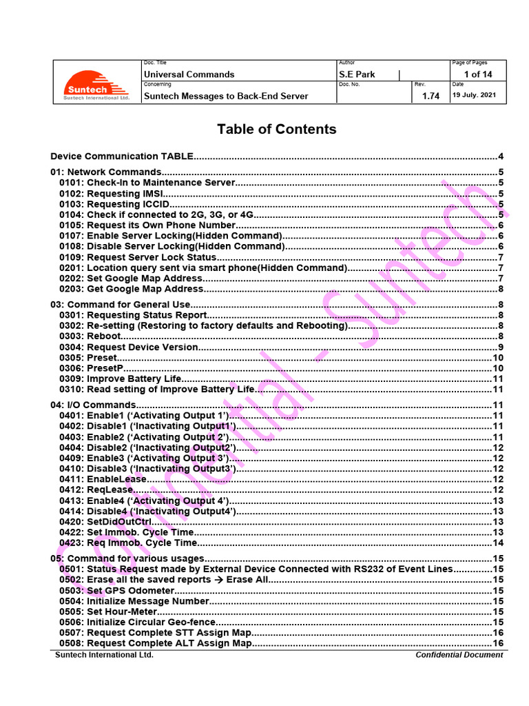 Universal Commands - 1.74 | PDF | Computer Engineering | Computing