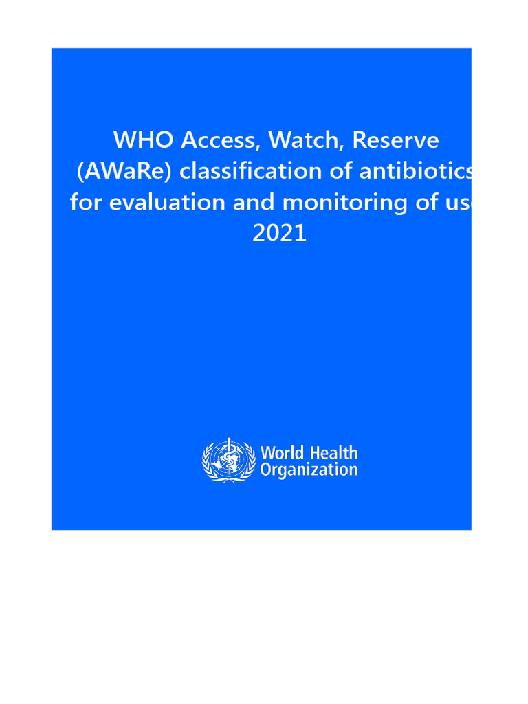 Who HMP Hps Eml 2021.04 Eng | PDF | Antimicrobial Resistance | Biocides