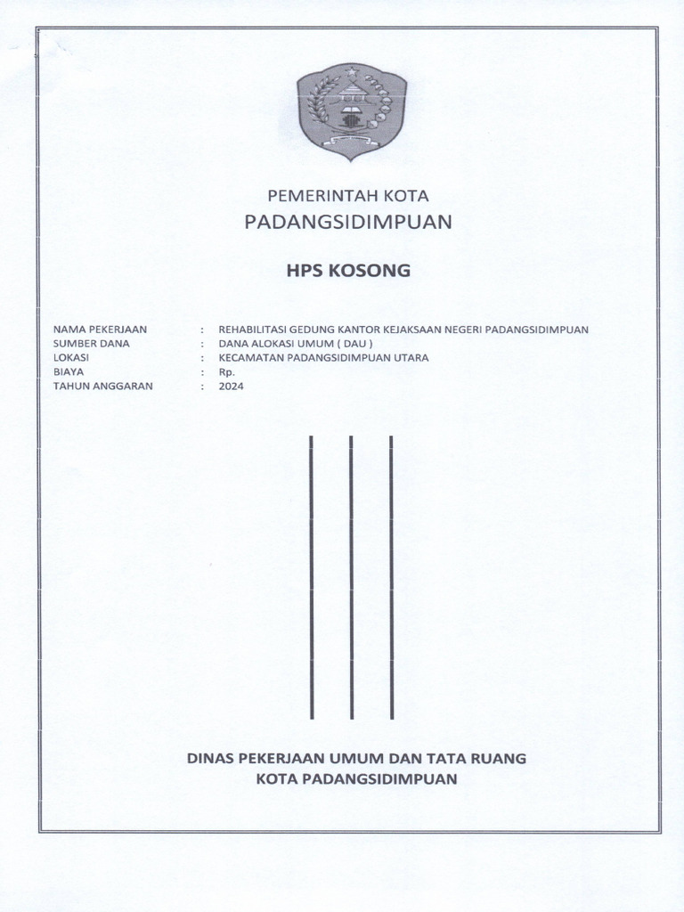Scan Blangko Kosong Kejaksaan | PDF