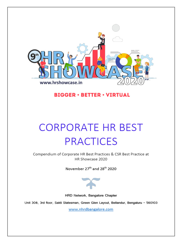 NHRD HR Showcase 2020 | PDF | Well Being | Employment