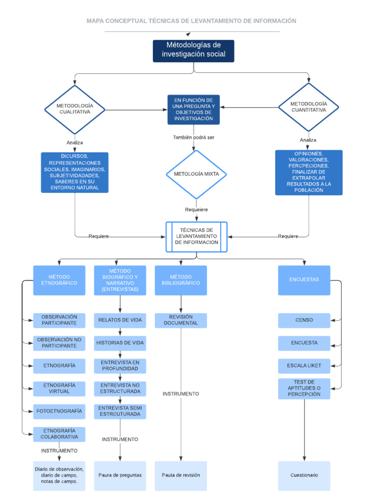 Técnicas de Levantamiento de Información - Técnicas | PDF | Etnografía | Metodología de encuesta