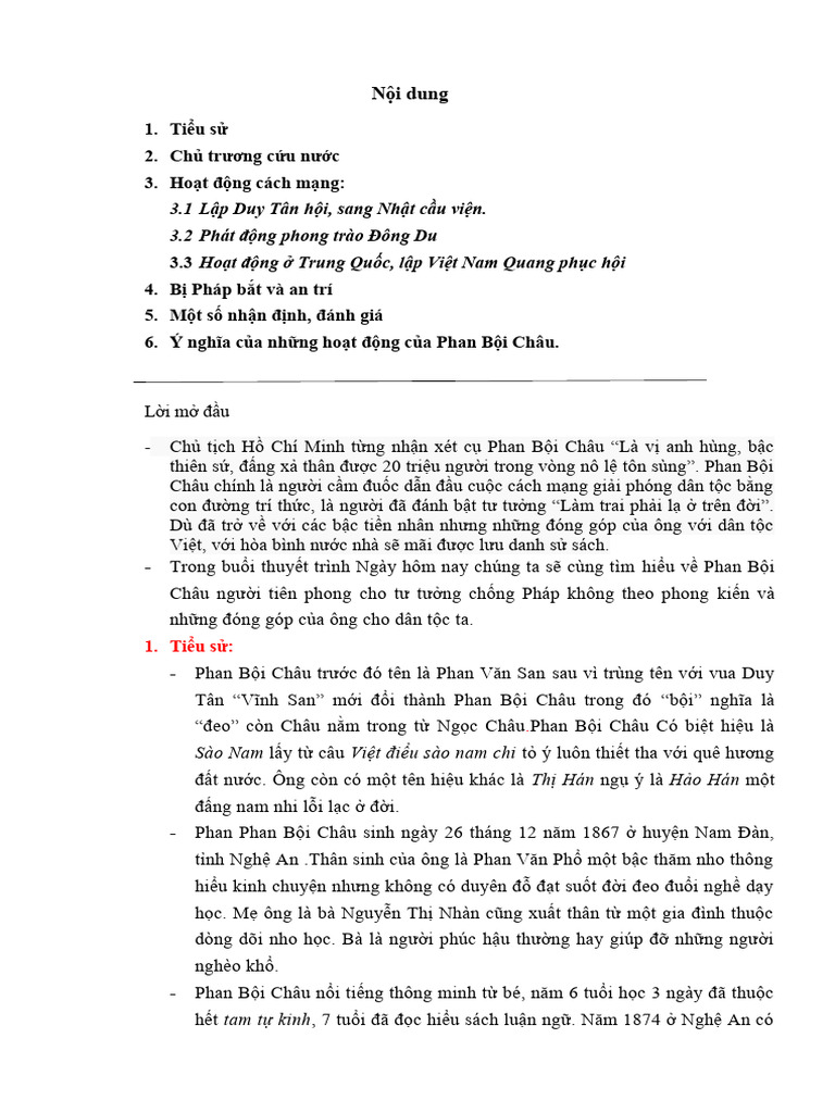 Phan B I Châu | PDF