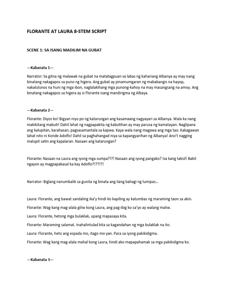 FLORANTE-AT-LAURA-8-STEM-ISKRIP-1 | PDF