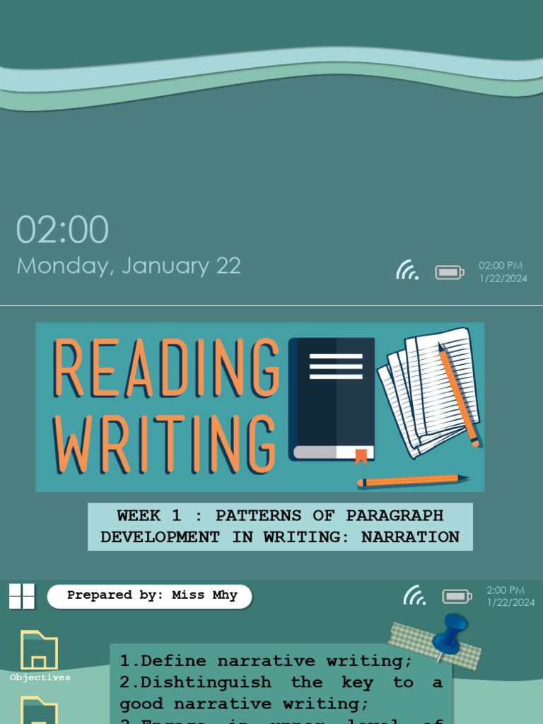 Week 1 Narrative Writing | PDF | Narrative | Essays
