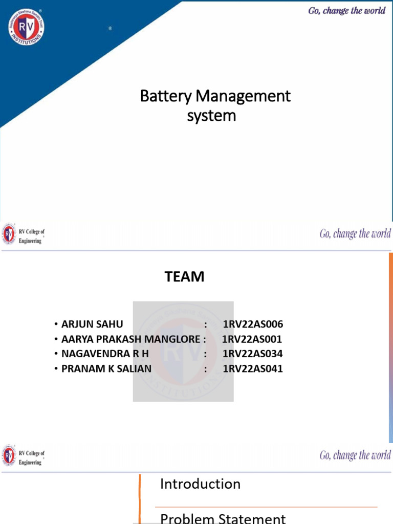 Battery Management System Overview | PDF | Lithium Ion Battery ...