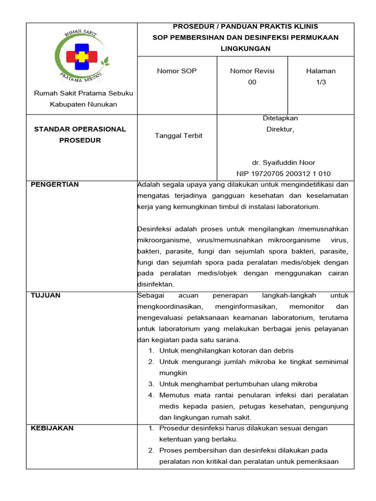 Sop Ppi Kesling | PDF