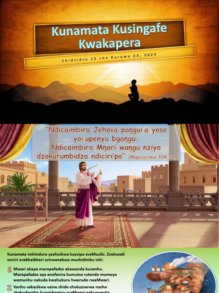 Kunamata Kusingafe: Kwakapera | PDF