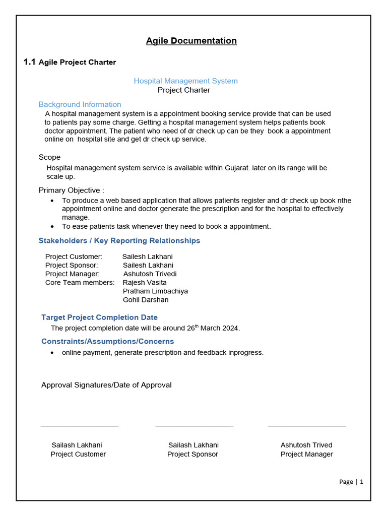 Agile Documentation Word | PDF | Login | Information Technology