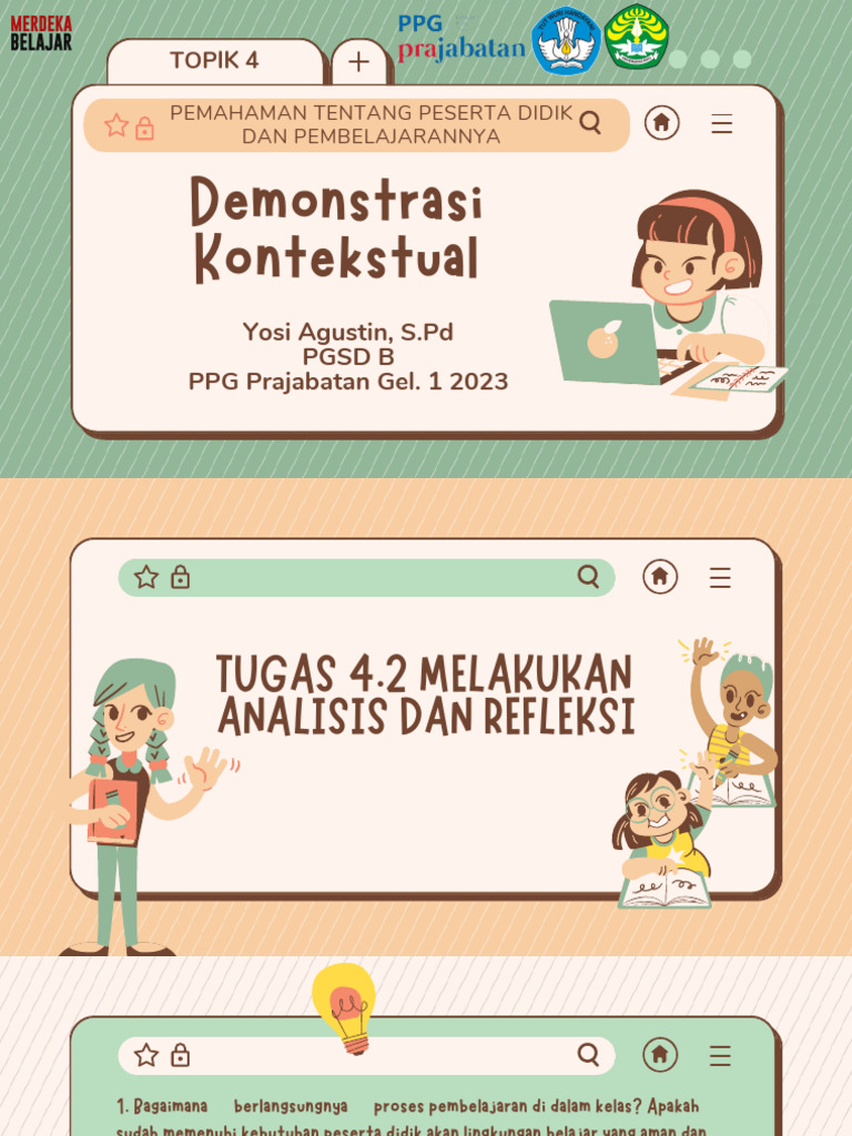 Topik 4-Demonstrasi Kontekstual - Yosi Agustin | PDF