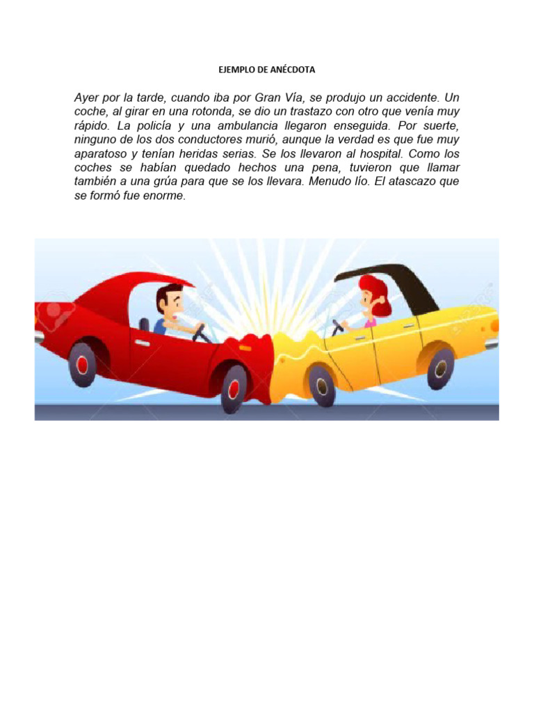 Ejemplo de Anécdota | PDF