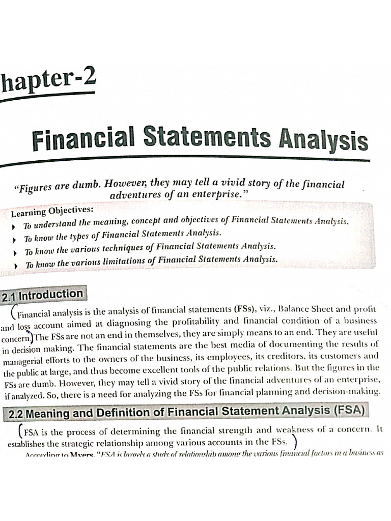 Financial Statements Analysis | PDF