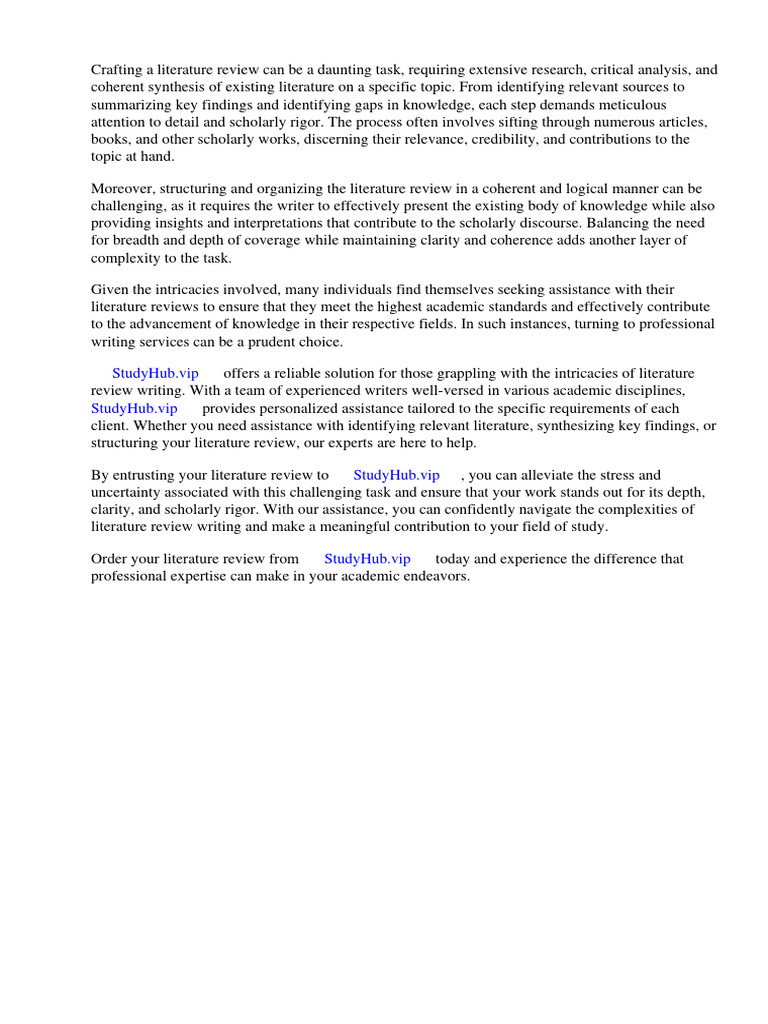 Literature Review Grid Example PDF