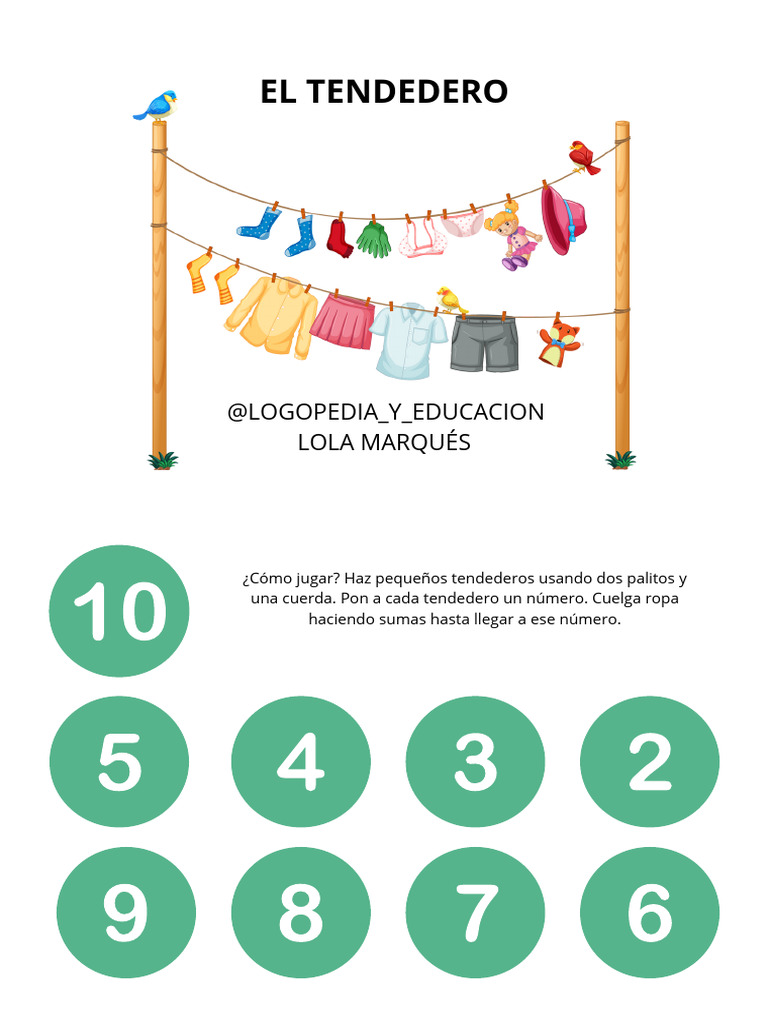 Las Prendas Con Los Números | PDF | Lavandería | Ropa