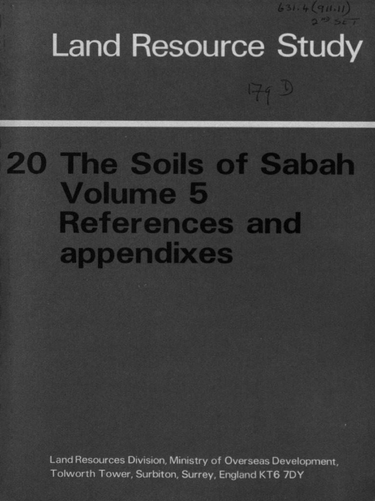 The Soil of Sabah Vol.5 | PDF