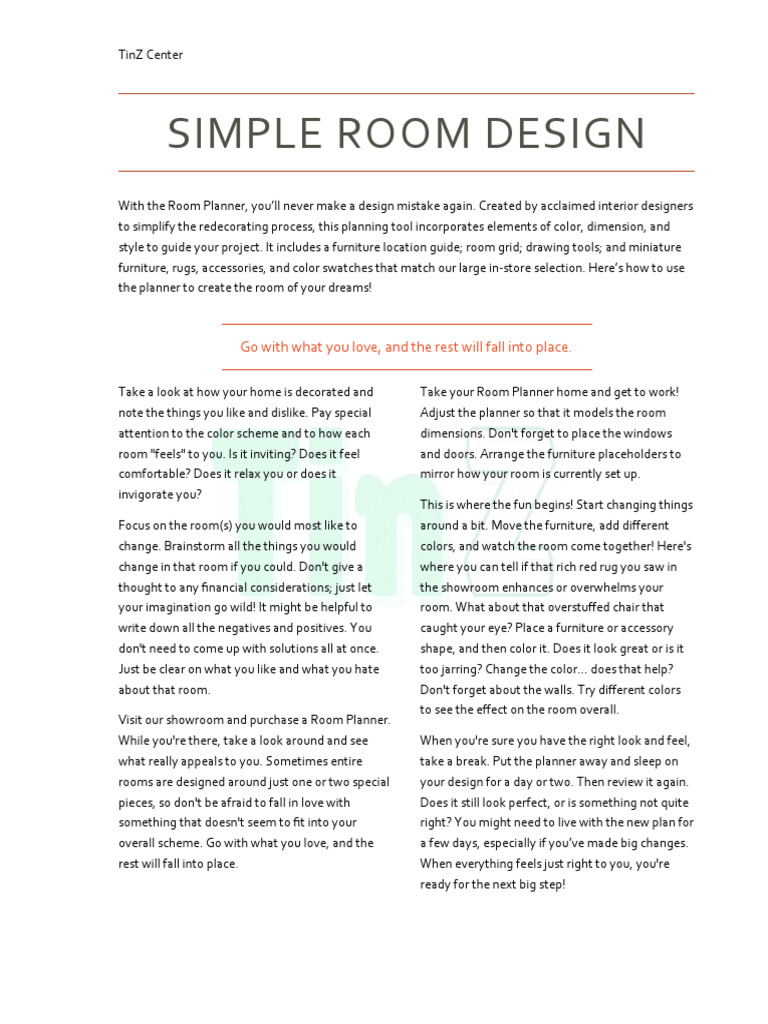 Day1 1 | PDF | Interior Design