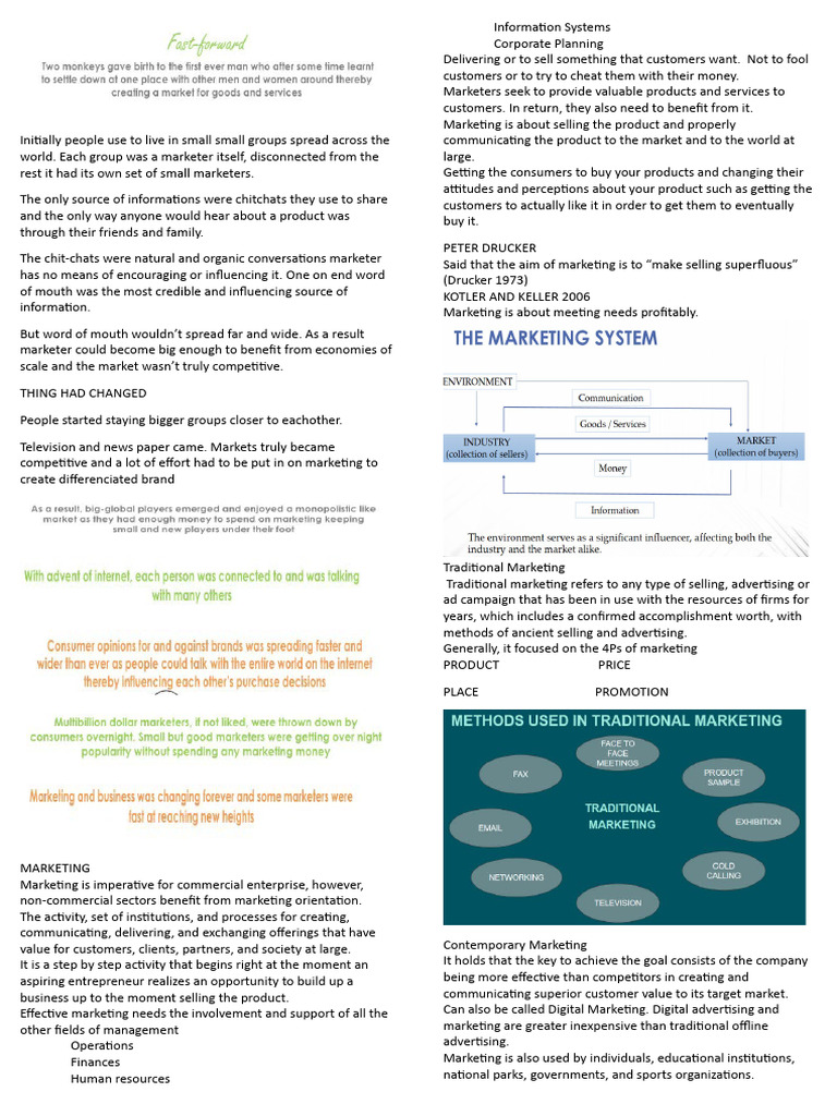 Market Notes | Download Free PDF | Marketing | Advertising