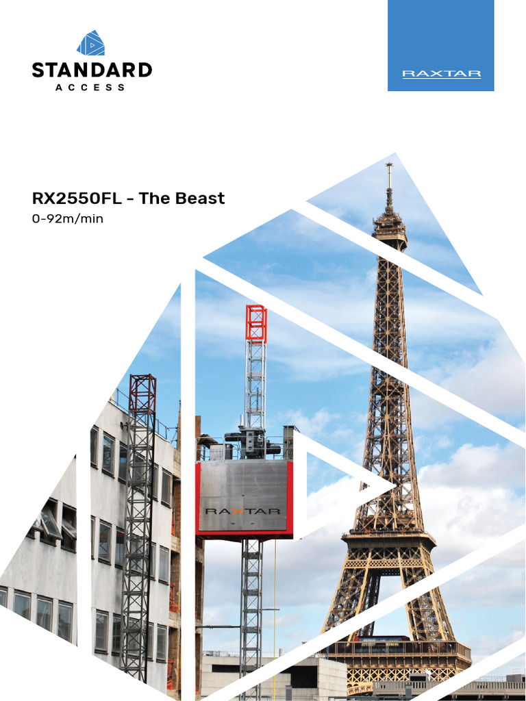 SA Raxtar TheBeast | PDF | Elevator | Manufactured Goods