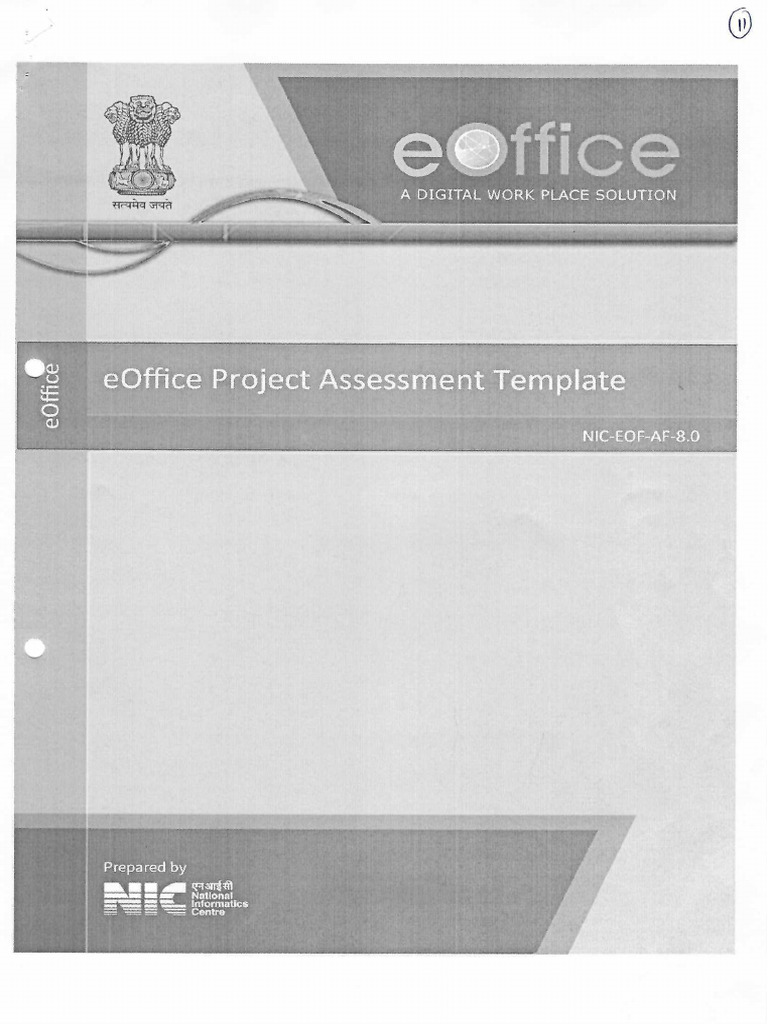 E-Office NIT Mizoram Proposal Revised | PDF