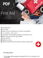 Basic First Aid Red Cross | PDF | First Aid | Cardiopulmonary Resuscitation