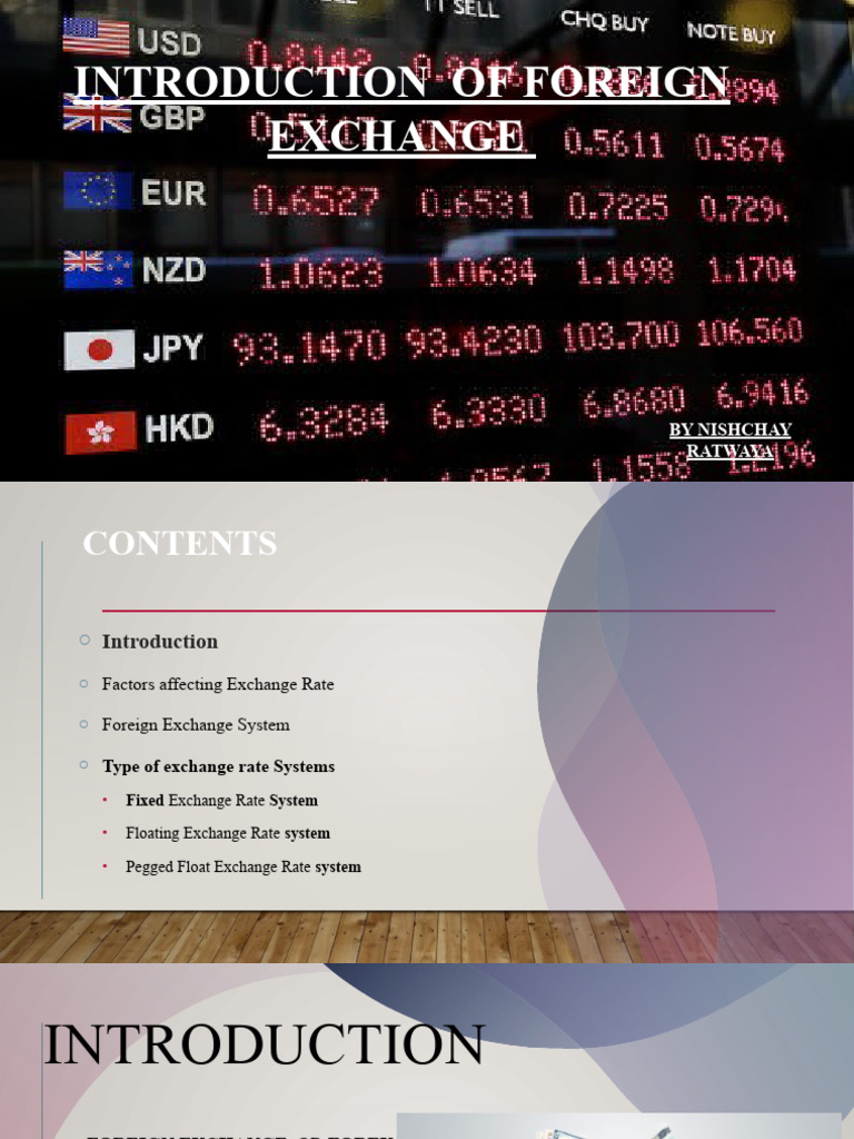 Document From | Download Free PDF | Exchange Rate | Floating Exchange Rate