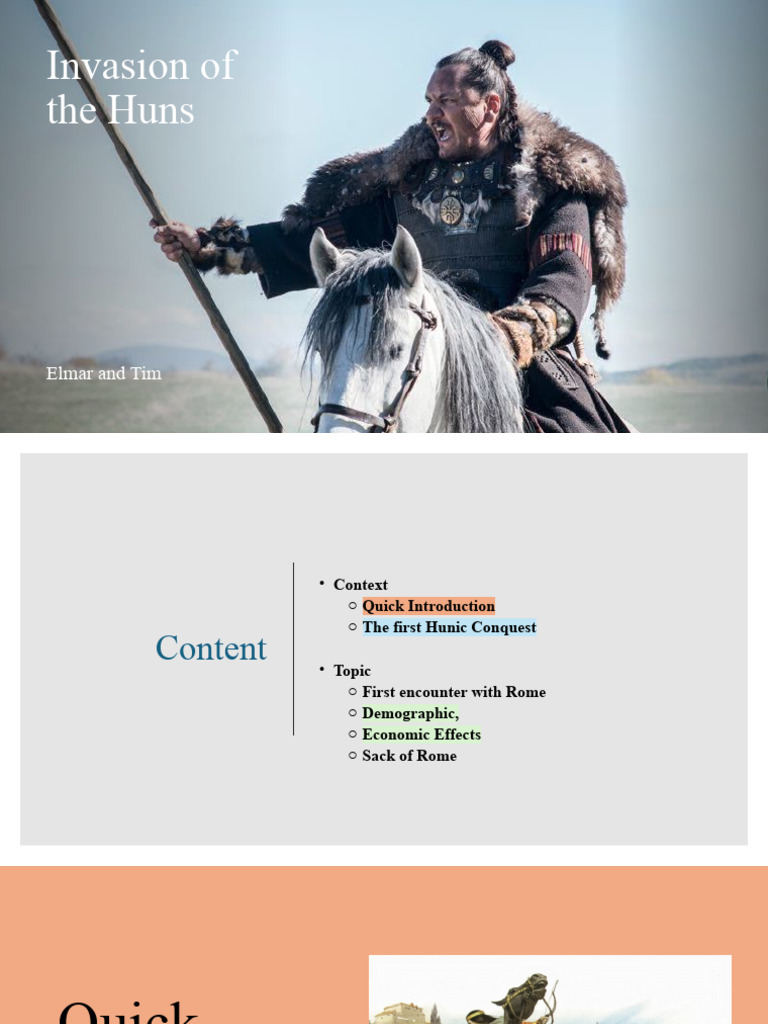 Invasion of The Huns | Download Free PDF | Huns | Germanic Peoples