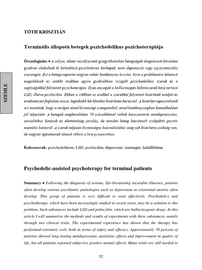 2024 1 Toth Terminalis | PDF