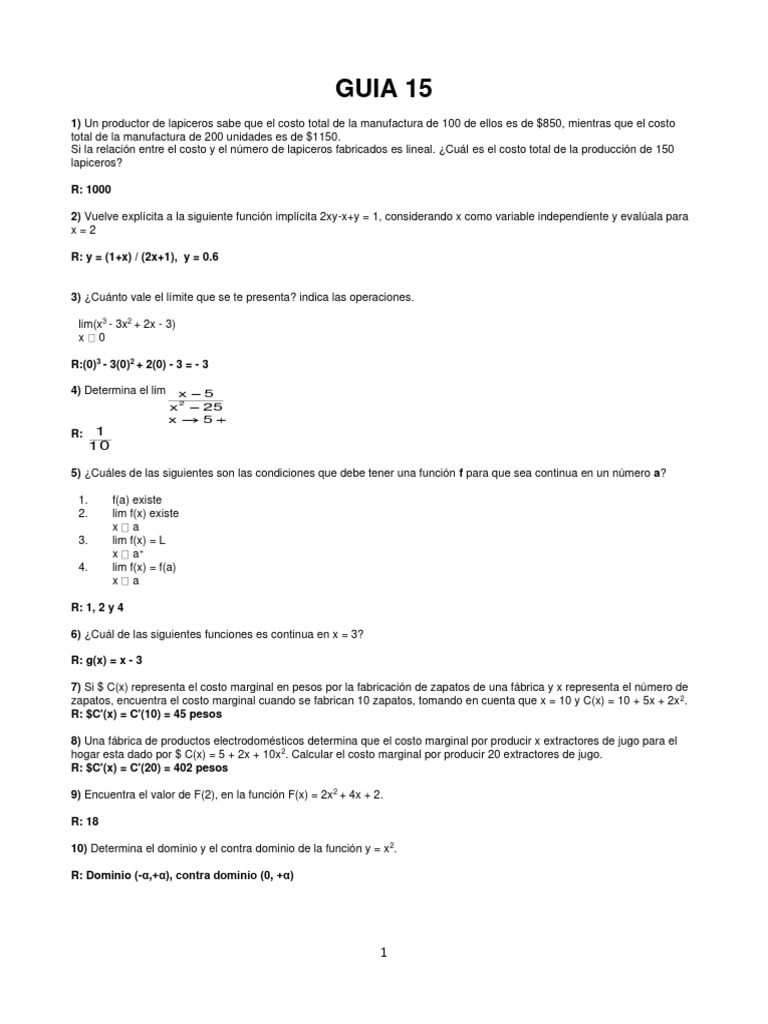15 Guia Estudio N | PDF