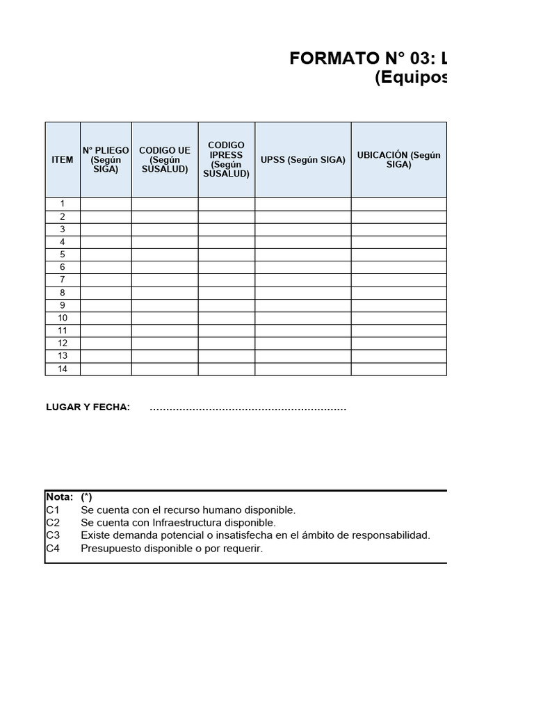 Formato 3 Equipos Nuevos Pees 2022-2024 | PDF