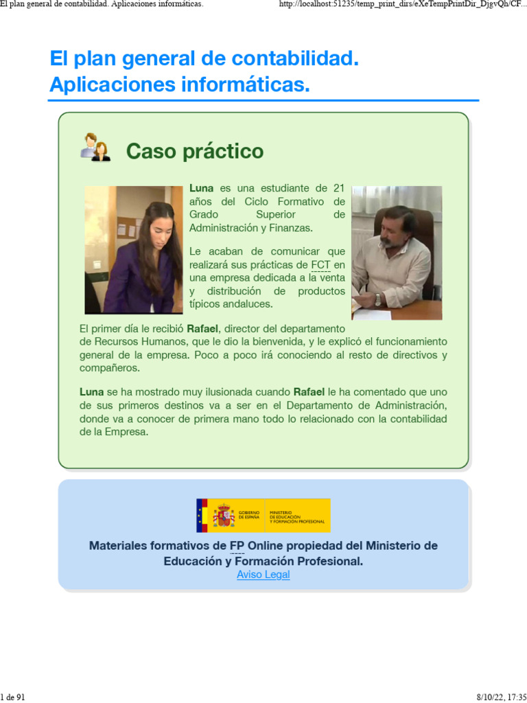 CF01 Contenidos 2022 VI | PDF | Contabilidad | Estado financiero