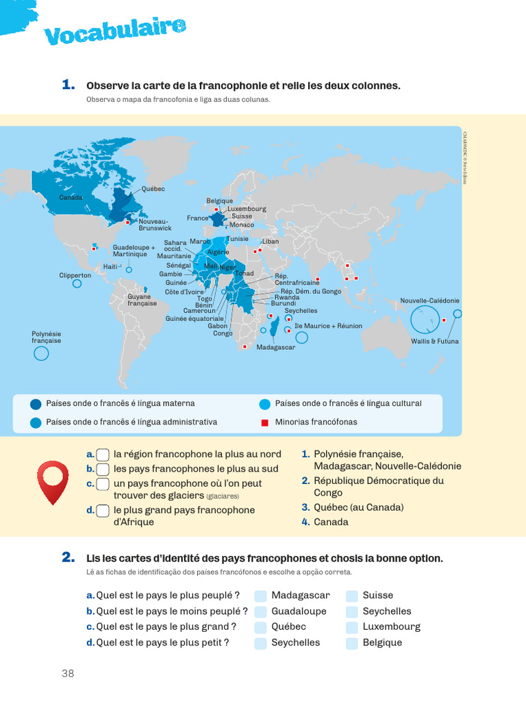 Pays francophones et leur diversité | PDF
