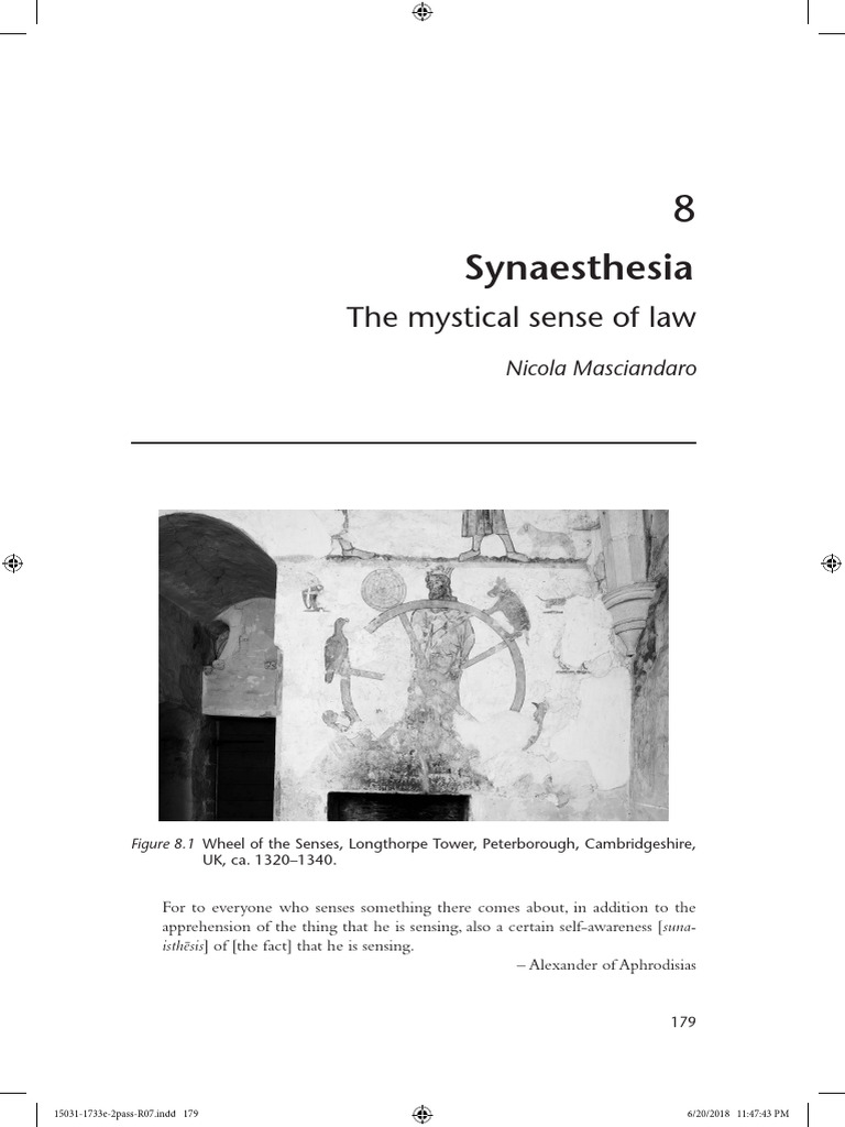 Synaesthesia The Mystical Sense of Law | PDF | Poetry | Perception