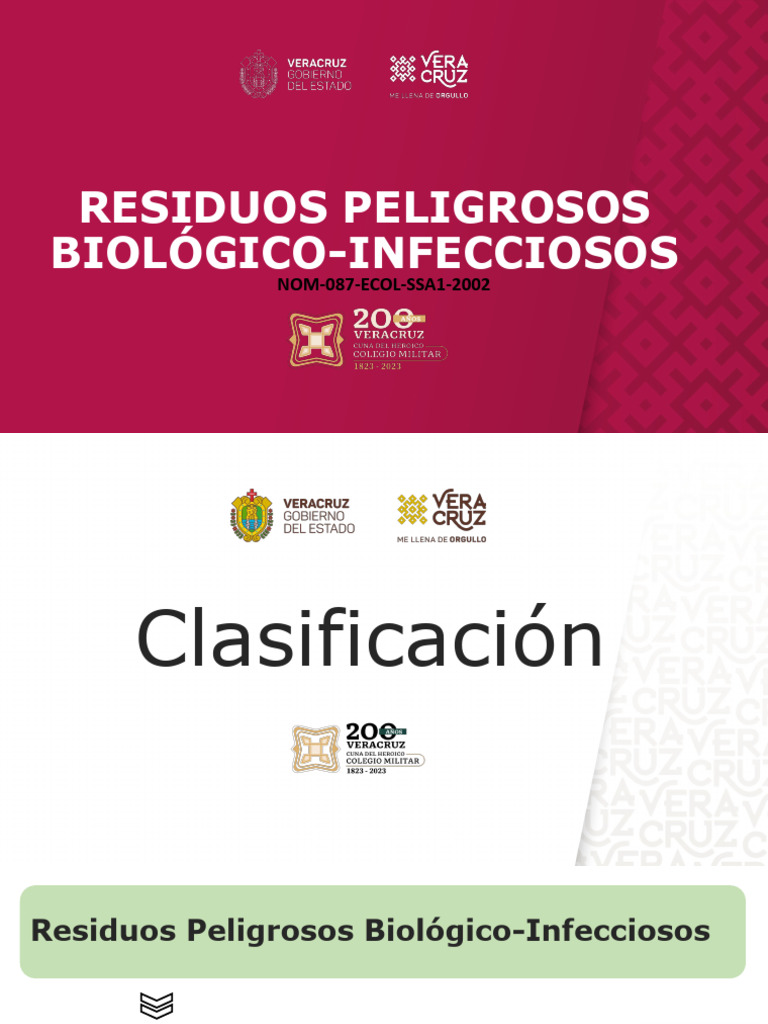 MANEJO DE RPBI | PDF | Residuos | Sangre