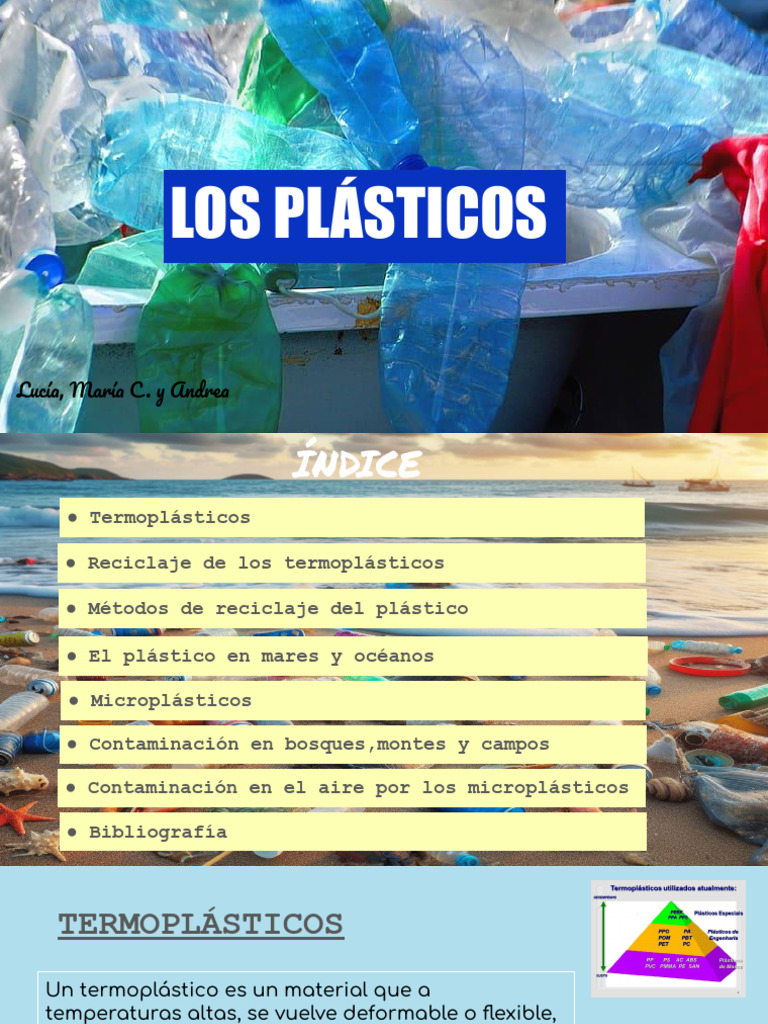 Impacto del plástico en el medio ambiente | PDF | Termoplástico | El plastico