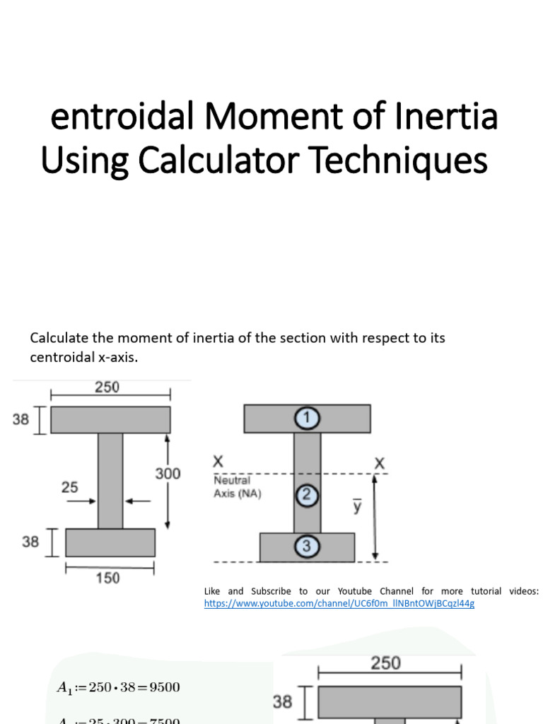 Centroidal Moment of Inertia Guide | PDF | Home & Garden