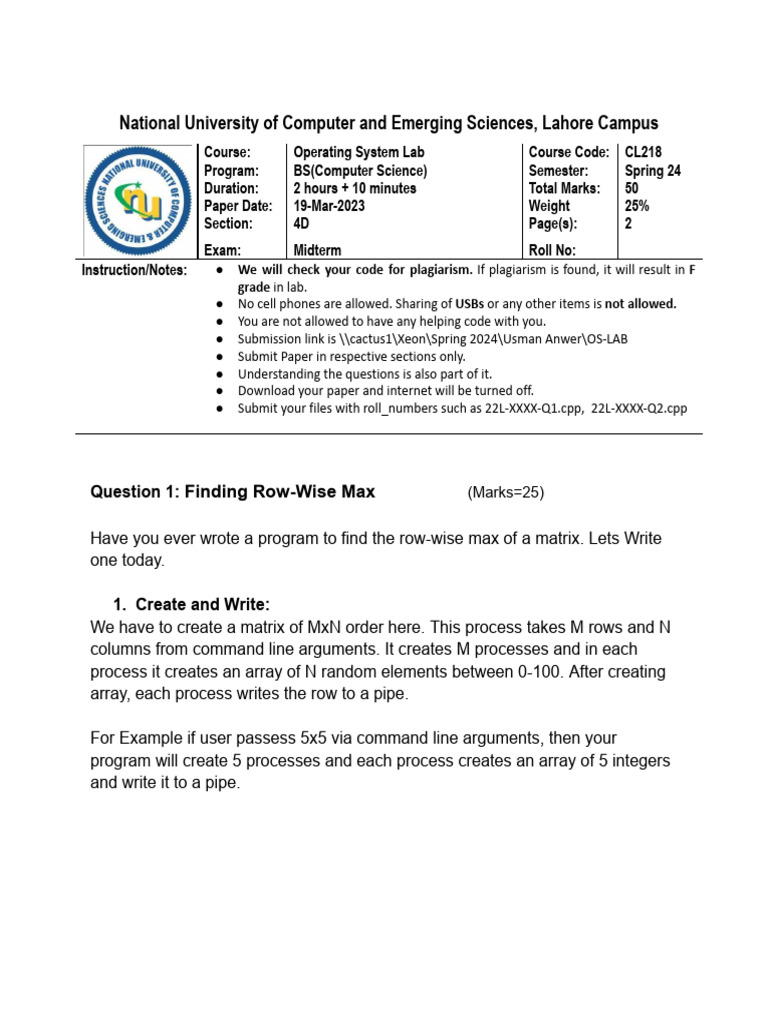Midterms BCS-D V1.1 | PDF | Computer Program | Programming