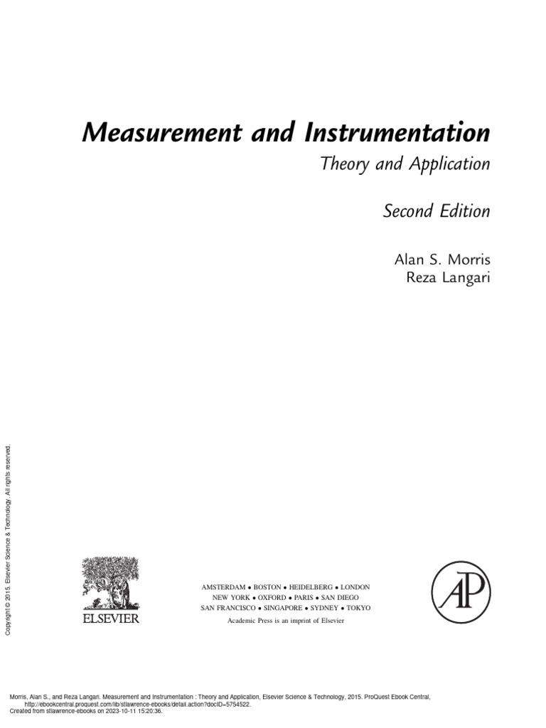 Measurement and Instrumentation Theory and Applica... - (Measurement and Instrumentation) | PDF