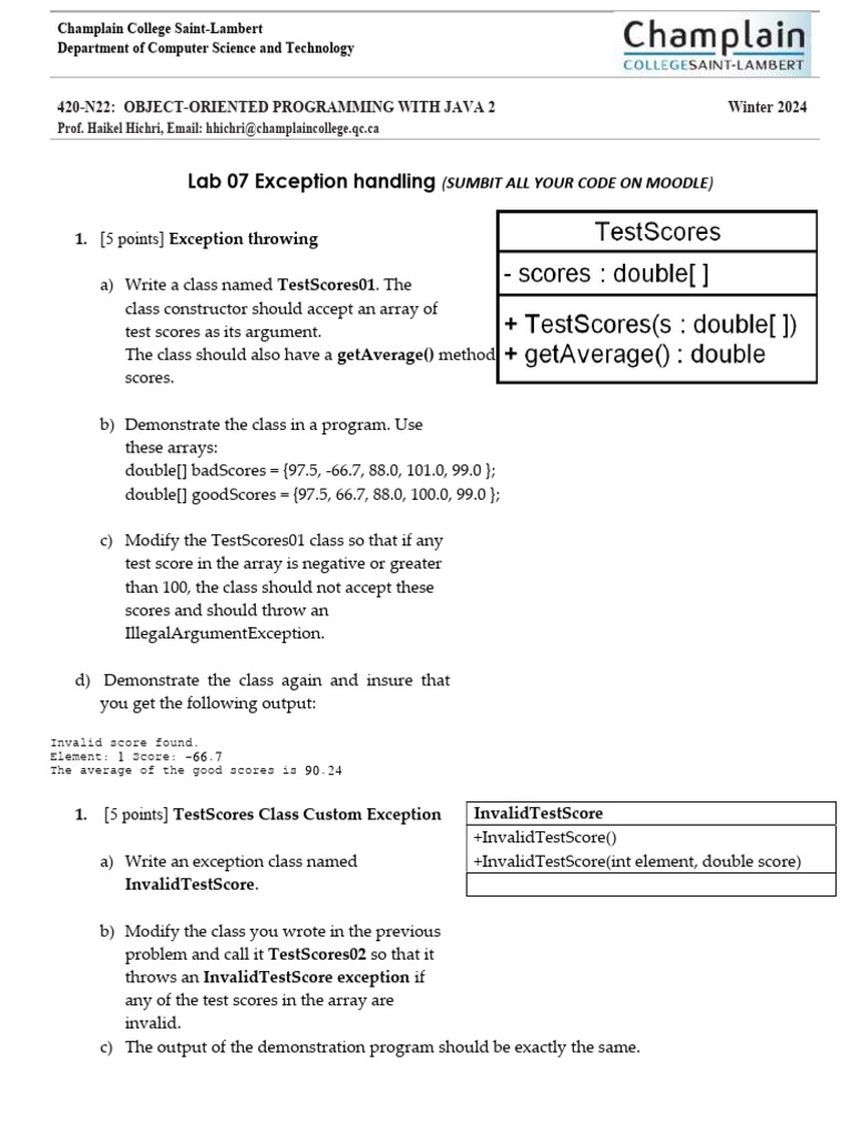 Lab 07 | PDF | Constructor (Object Oriented Programming) | Programming Lab 07 | PDF | Constructor (Object Oriented Programming) | Programming