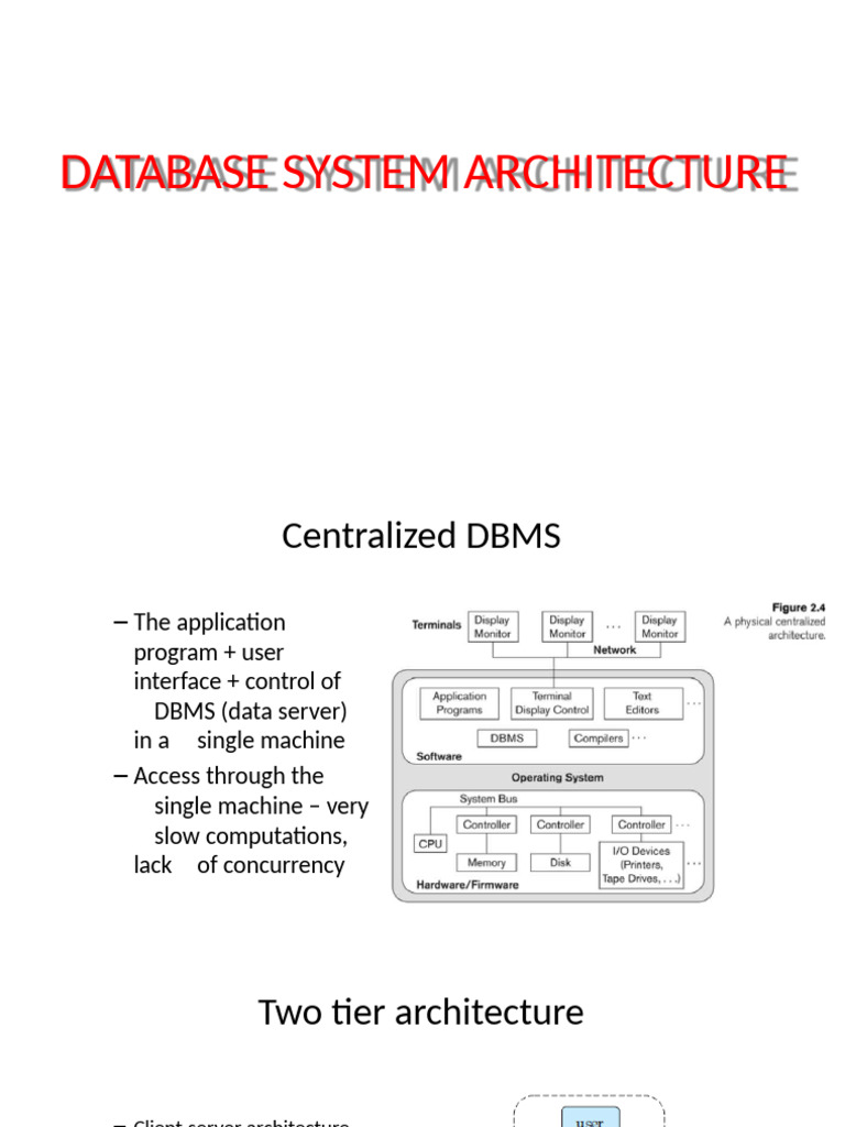 Database System Architecture | Download Free PDF | Databases | Computer ... Database System Architecture | Download Free PDF | Databases | Computer ...